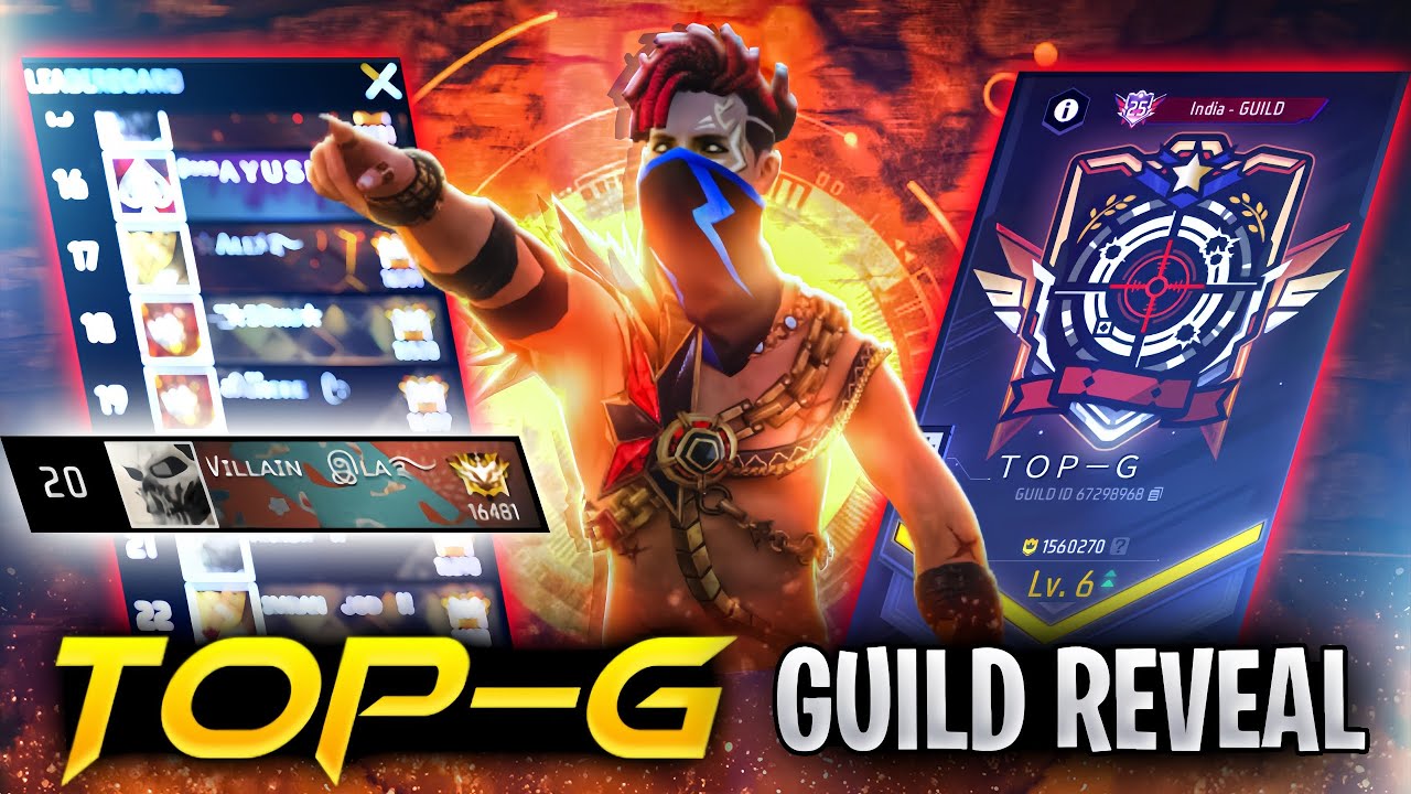 TOP - G GUILD REVEAL | VILLAN ELA REGION PLAYER | TGB ASWIN | # ...