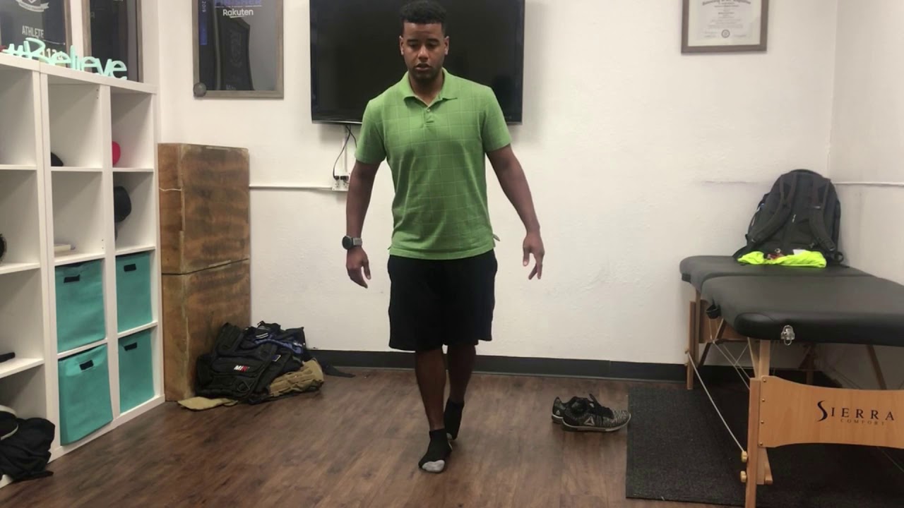 Tandem Walking for balance - YouTube