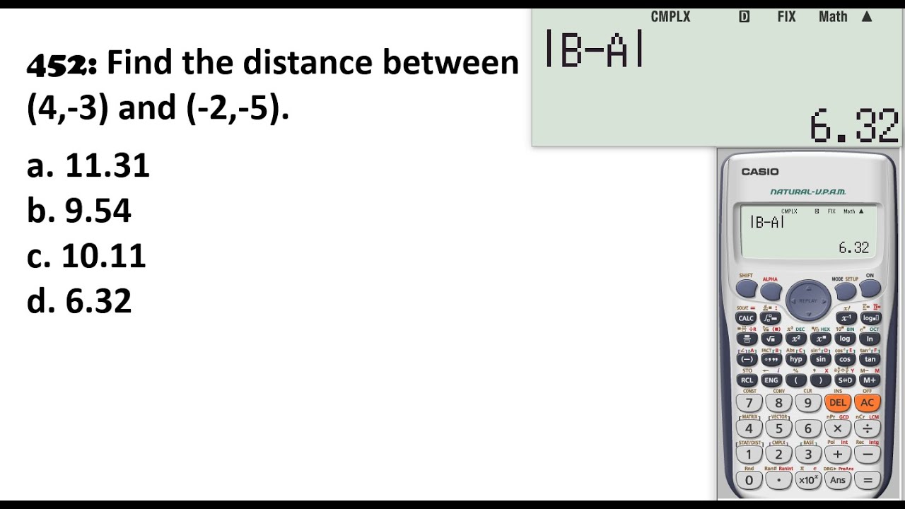 Problem No 452 Find The Distance Between 4 3 And 2 5 YouTube