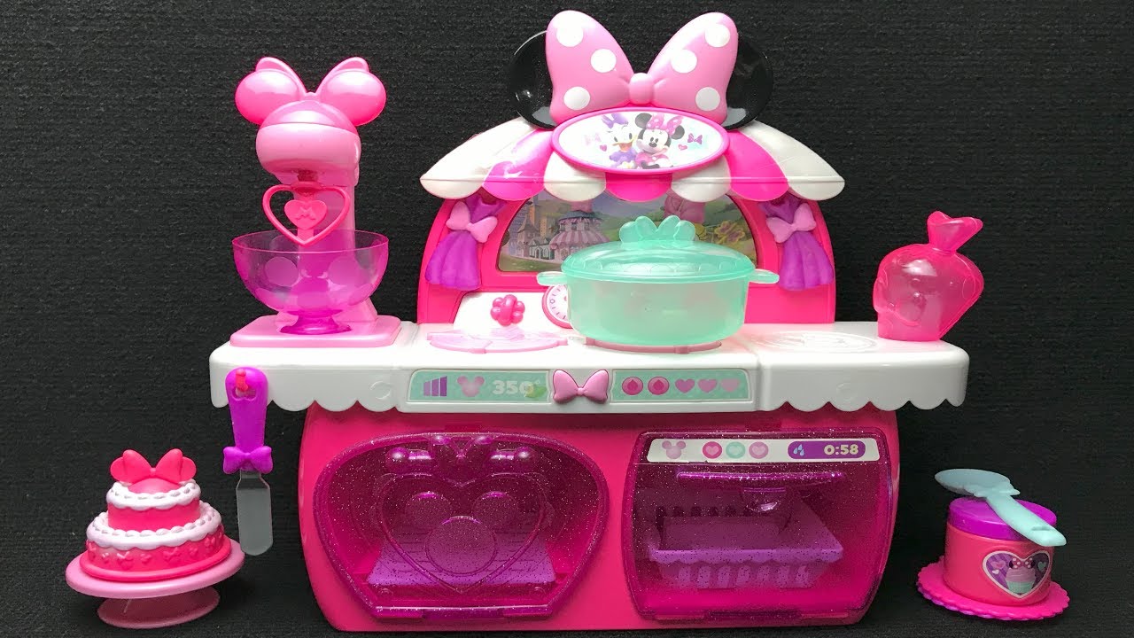 Disney Minnie Mouse Kitchen Set Satisfying with Unboxing Compilation ...