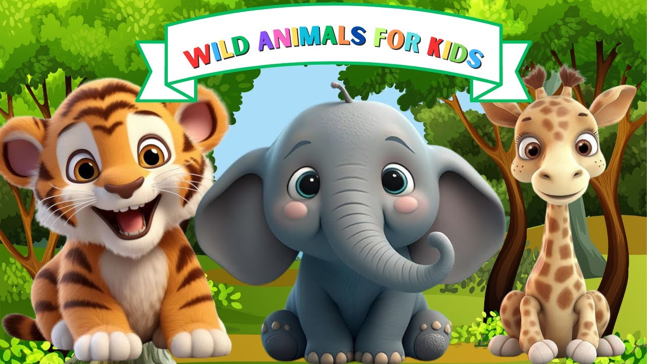 Wild Animal for Kids | Learning Wild Animal for Kids| Wild Animal ...