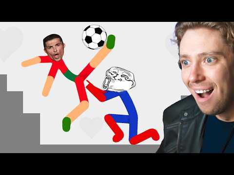 Reacting To FUNNY Stickman Dismount moments!!