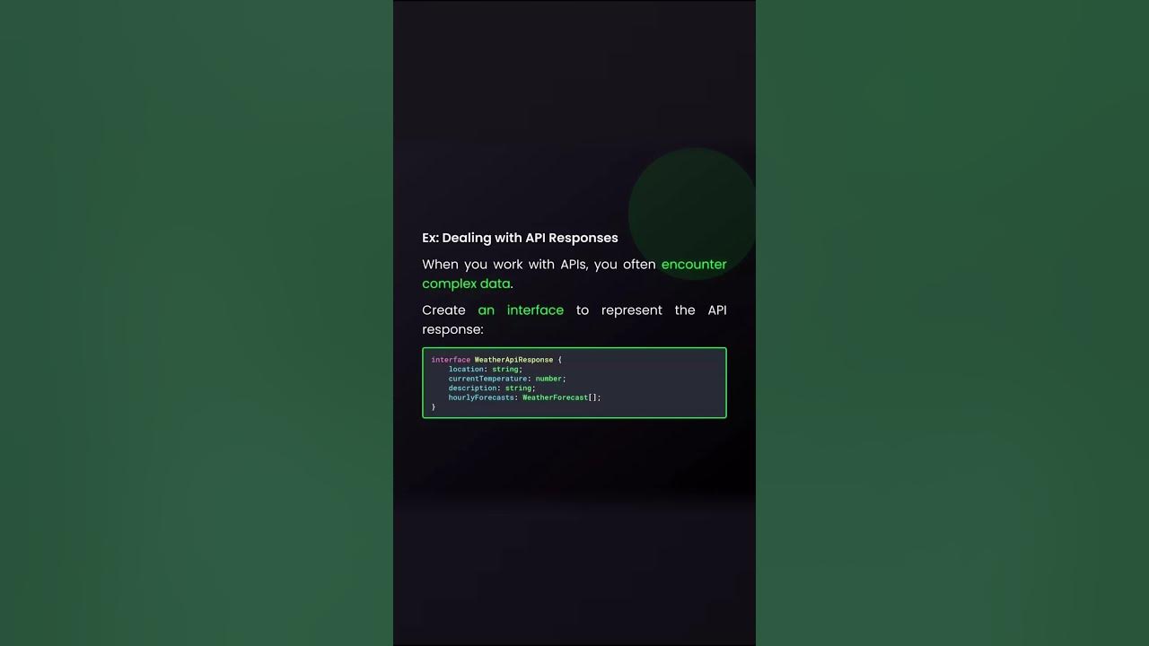 Typescript Interfaces Coding Frontendwebdeveloper Programming Javascript Youtube