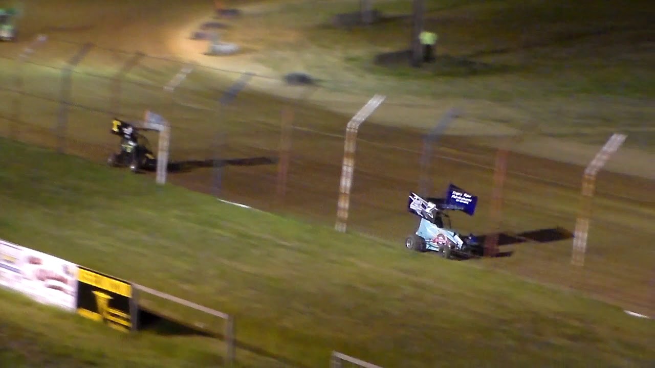 Dog Hollow Speedway - 06/08/19 270 Micro Sprint Feature Race - YouTube