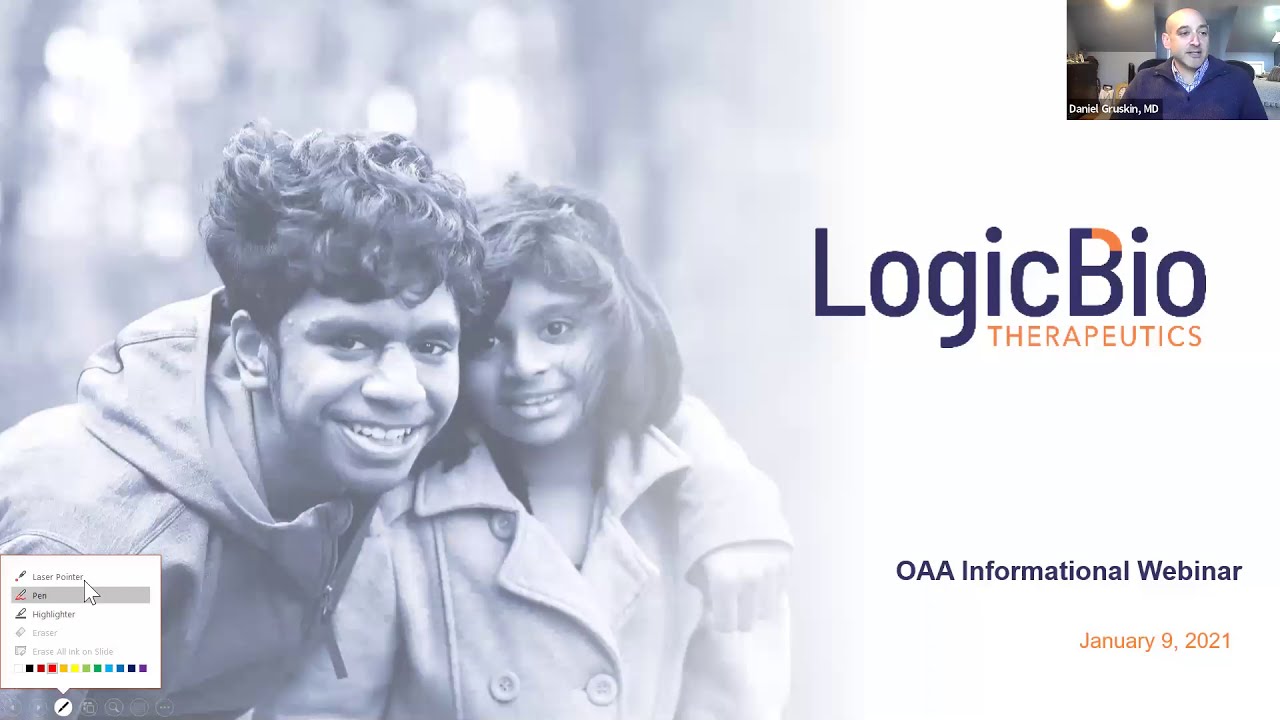 OAA Hosts LogicBio Therapeutics Informational Webinar - YouTube