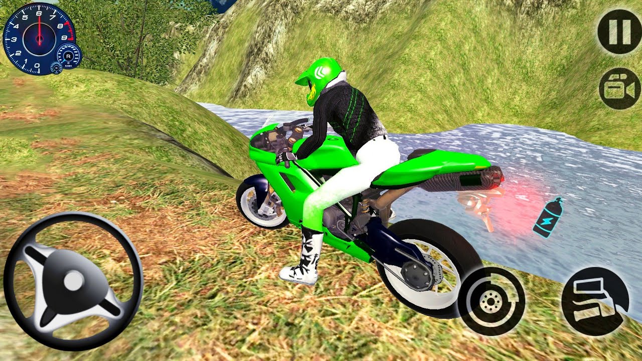 Uphill Offroad Motorbike Rider - Realistic Motorbike Funny Driving ...