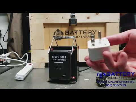 How To Use A Step Up/Down Transformer