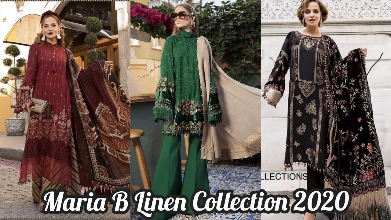 Maria B Latest Linen Collection 2020 - YouTube