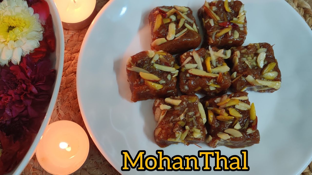 Mohan Thal Recipe | IndianSweets, traditional Indian dessert ...