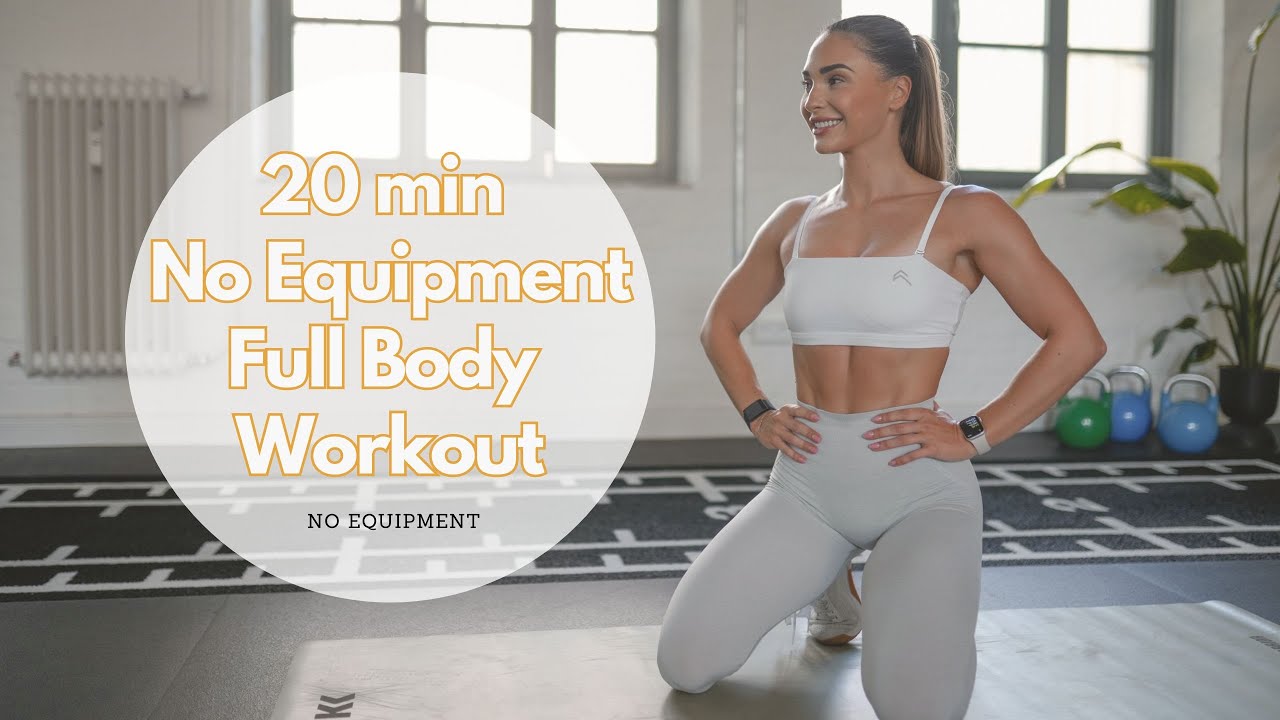 quick 20 MIN no Equipment Workout at HOME | Train with me - YouTube