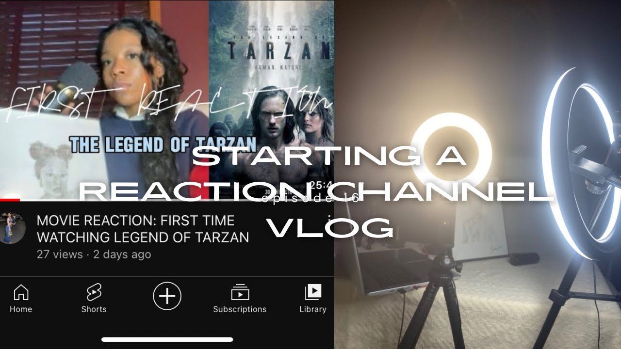STARTING A REACTION CHANNEL VLOG - YouTube