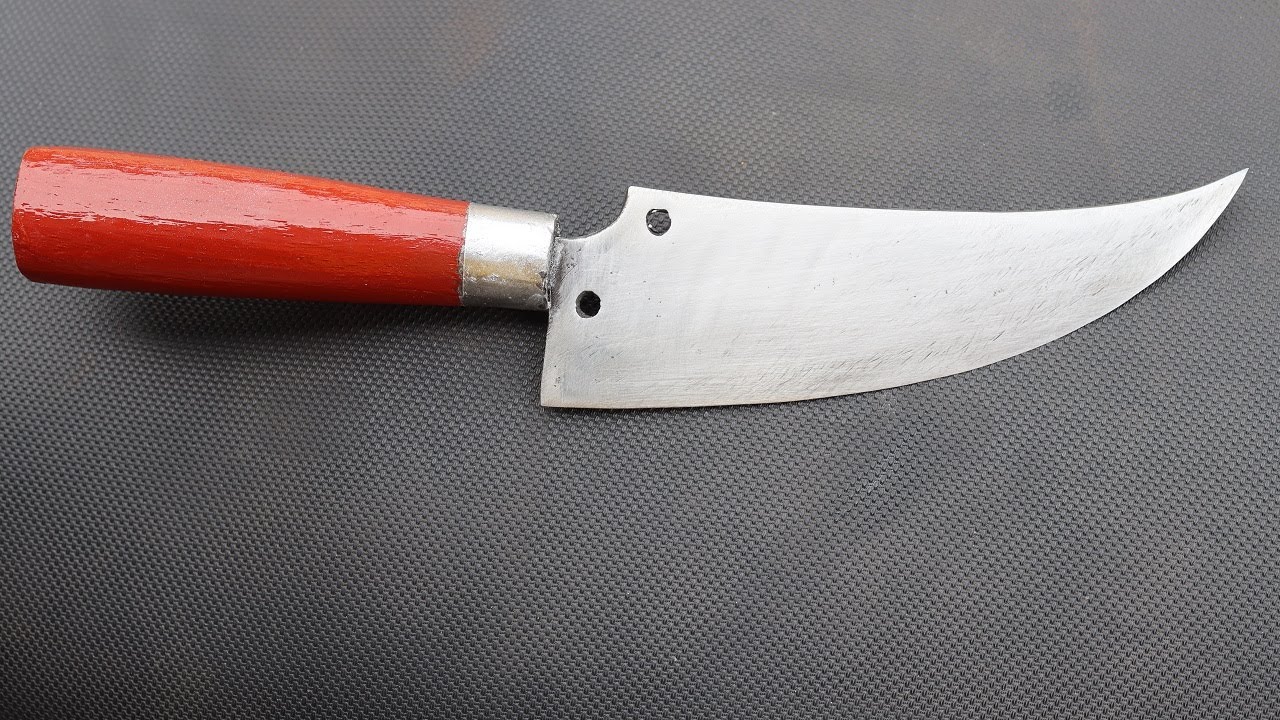 How To Make Beautiful Cleaver Knife. - YouTube