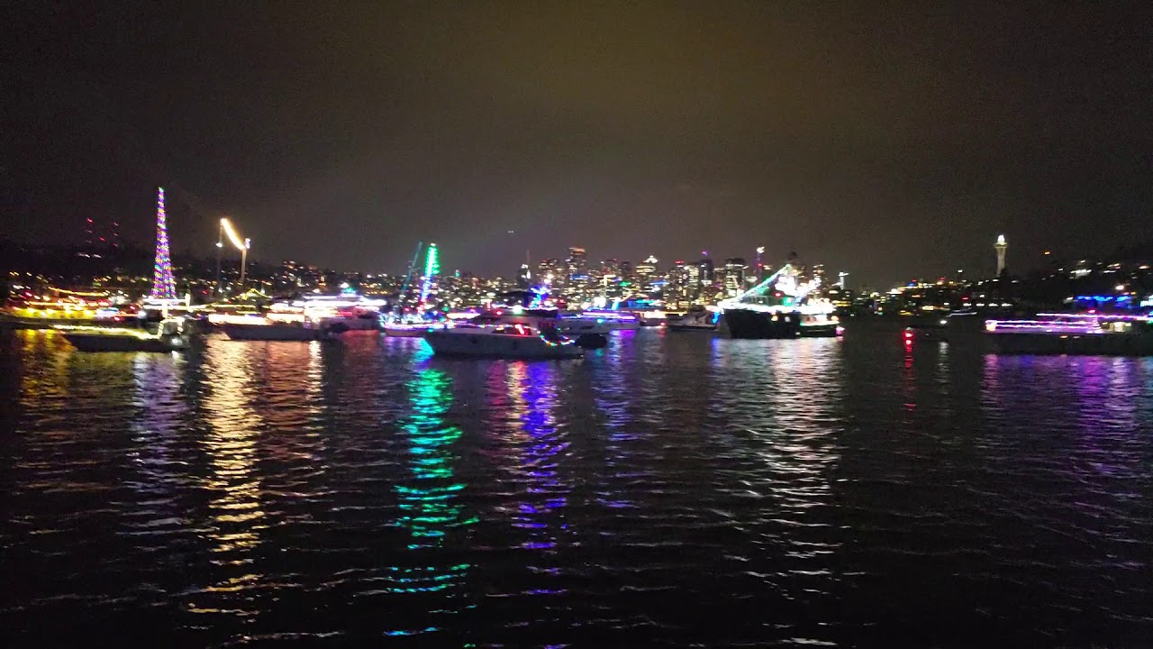 Seattle Christmas Boat Parade Dec. 23, 2018 - YouTube
