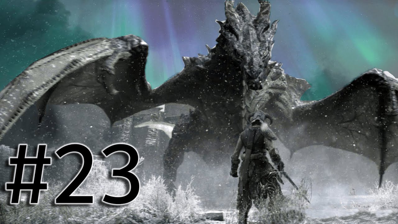 RIDING A DRAGON - The Elder Scrolls V: Skyrim | Part 23 - YouTube