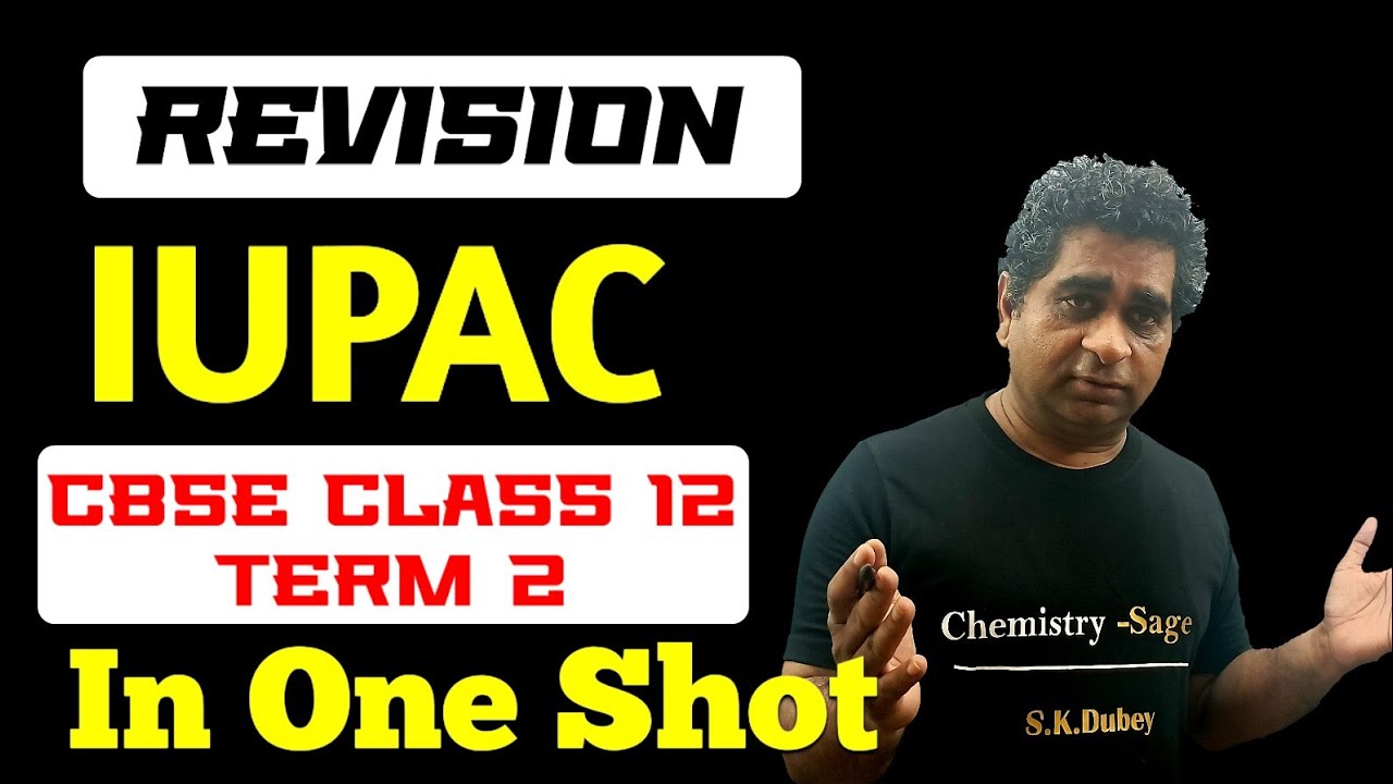 Class-12 IUPAC Nomenclature Of Organic Chemistry - YouTube