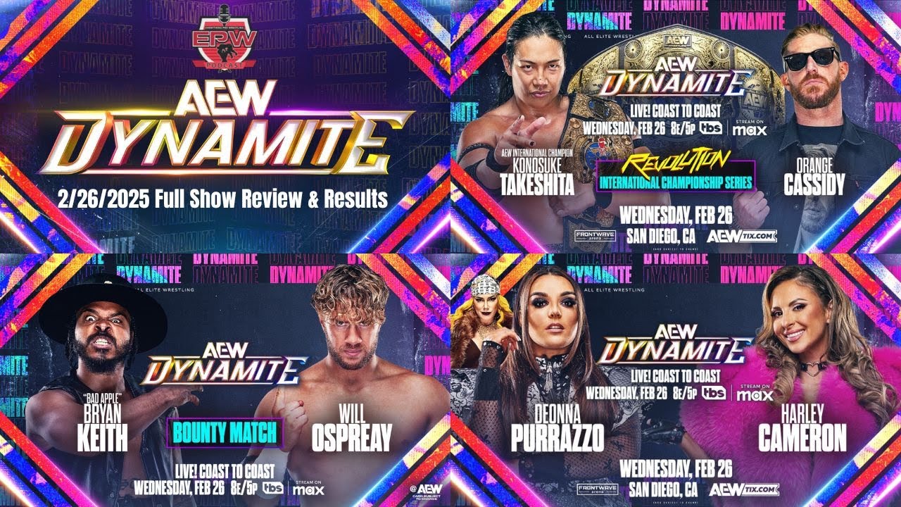 AEW Dynamite 2/26/2025 Full Show Review & Results | Road To Revolution ...