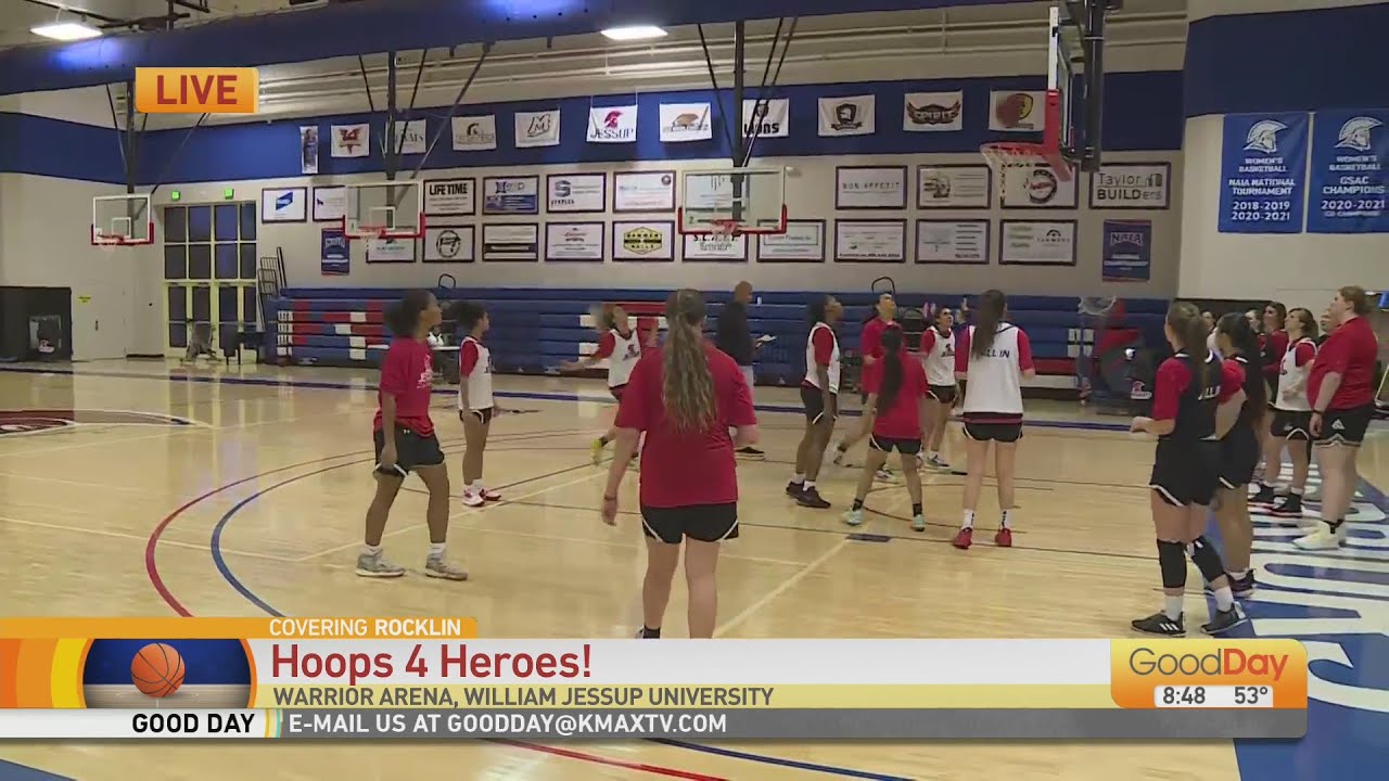 Hoops for Heroes at William Jessup University - Rocklin - YouTube
