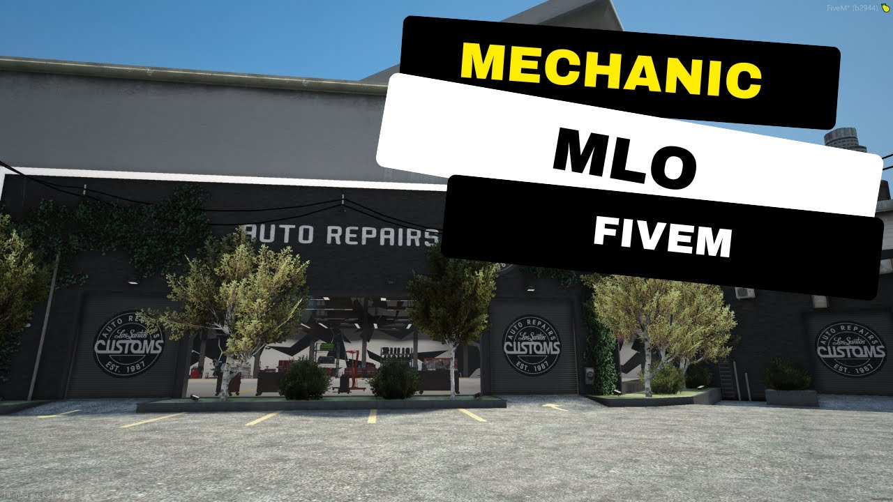Mechanic Mlo Fivem Interior & map for fivem mlo | GTA V - YouTube