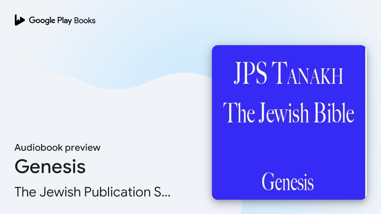 Genesis by The Jewish Publication Society · Audiobook preview - YouTube