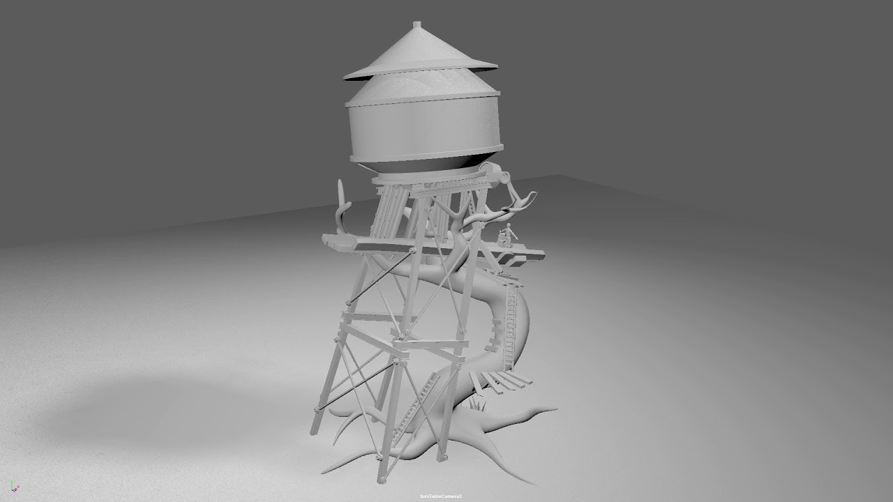 Water Tank Tree House Greyscale - YouTube