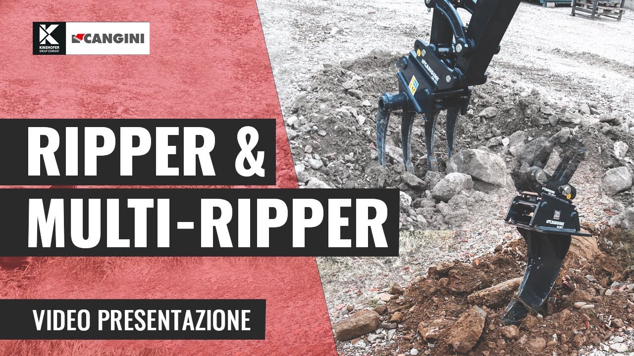 Single-Force Ripper & Multi-Force Ripper | Cangini Benne - YouTube