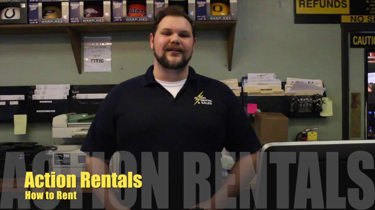 The Ease of Renting at Action Rental & Sales - Chattanooga TN - YouTube