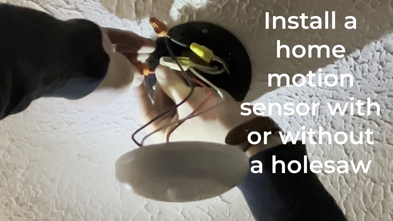 How to Install a Motion Sensor FULL DIY TUTORIAL - YouTube