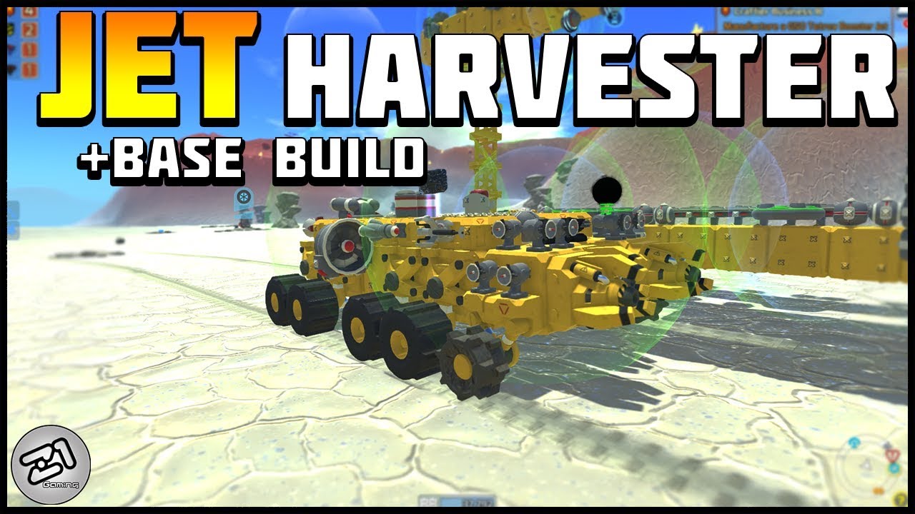 JET Harvester and Base Building !! Lets Play Terratech Gameplay Z1 ...