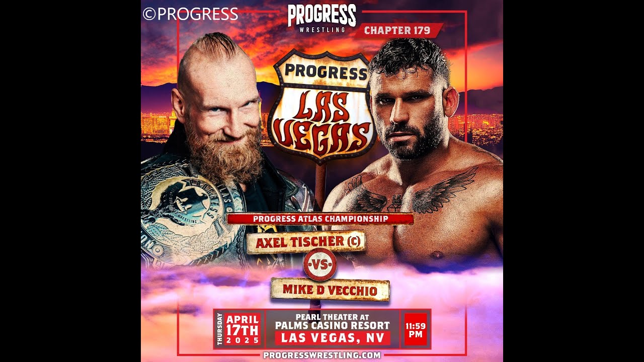 Axel Tischer (c) v Mike D Vecchio / PROGRESS Atlas Title Match ...