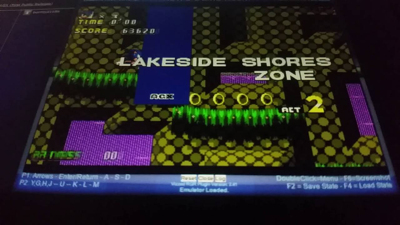 Sonic AGX (First Public Release) Firstrun Part 1/6 Lakeside Shores Zone ...