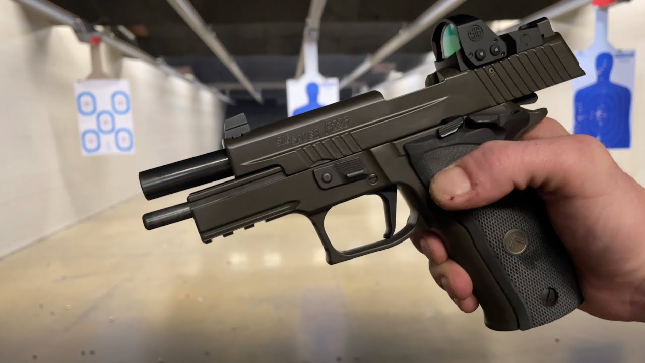 SIG SAUER P226 LEGION RXP SAO First Shots & Impressions - YouTube