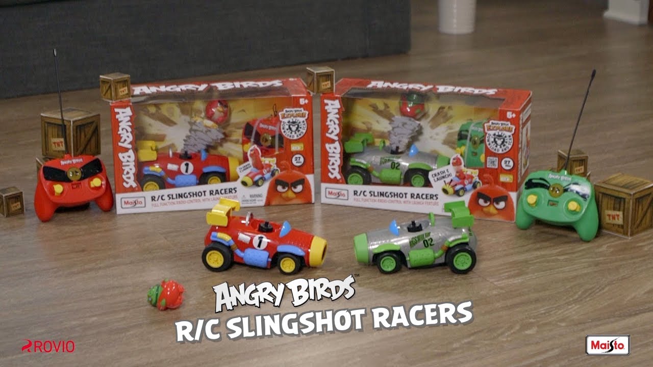 Angry Birds R/C Slingshot Racers by Maisto - YouTube