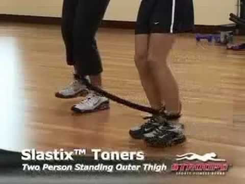 Stroops Slastix 2 Person Outer Thigh Drill - YouTube