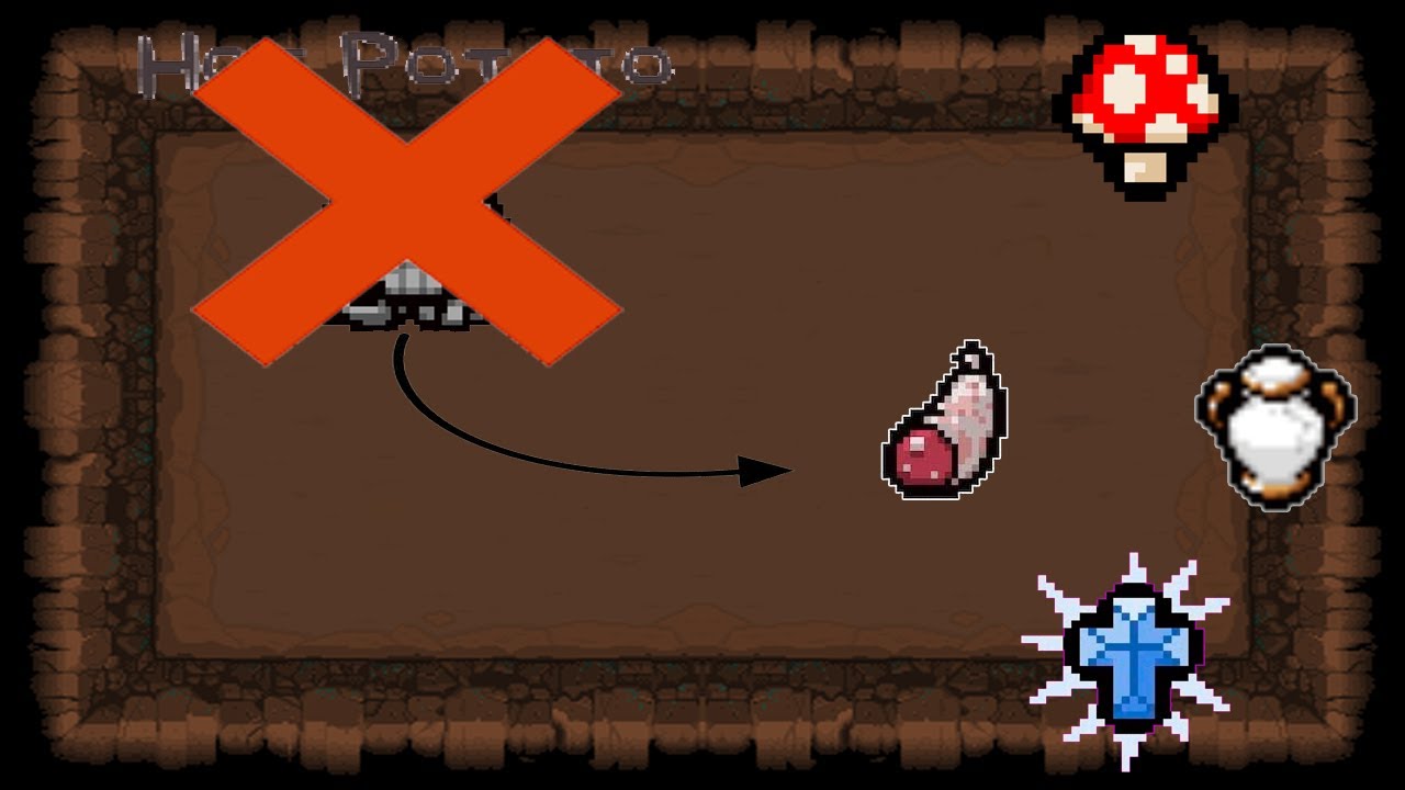 This is HOW I PASSED the HOT POTATO CHALLENGE in Binding of Isaac ...