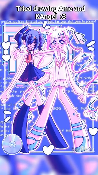 Ame and KAngel :3 #needystreameroverload #Ame #kangel #art #fanart - YouTube