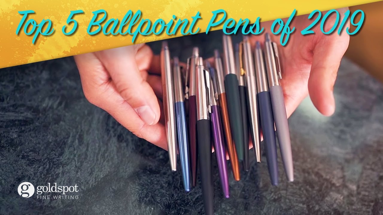 Top 5 Ballpoint Pens of 2019 - National Ballpoint Day Giveaway - YouTube
