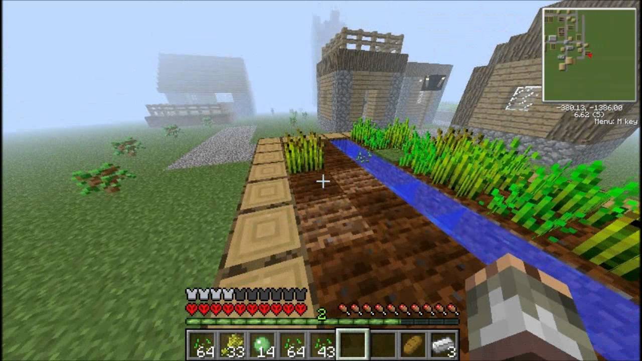 Minecraft Hardcore Village Defense Ep.1 - YouTube