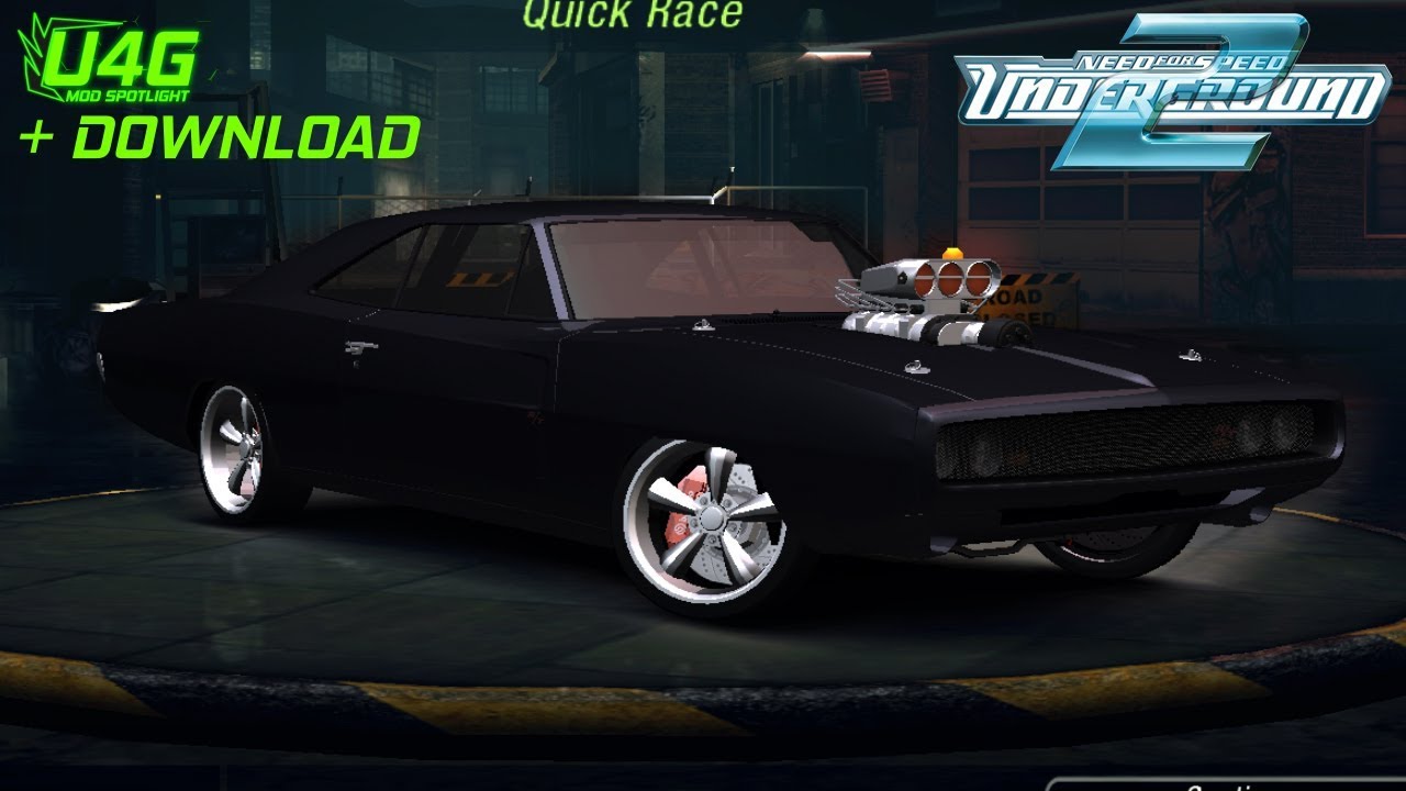 NFS Underground 2 Mods | Dodge Charger R/T FnF4 Tuning,Gameplay - YouTube