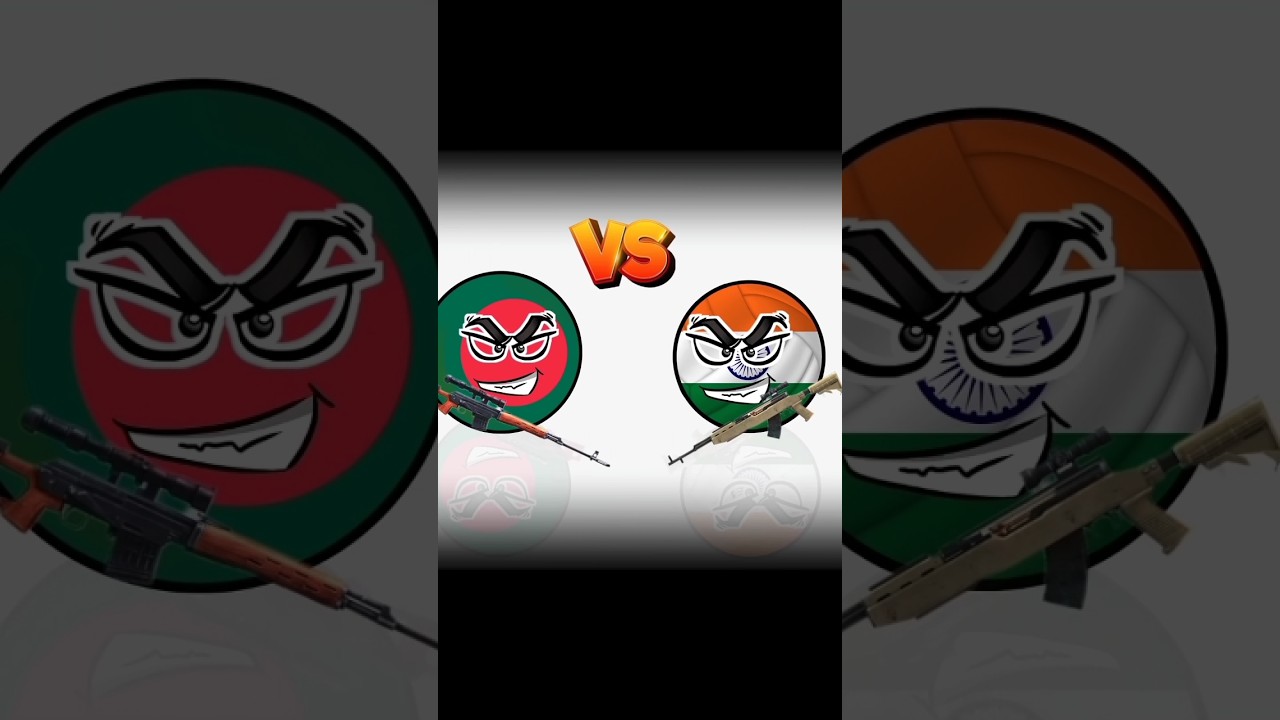 Bangladesh 🇧🇩 vs India 🇮🇳 #trollface #countryball #animation #3d - YouTube