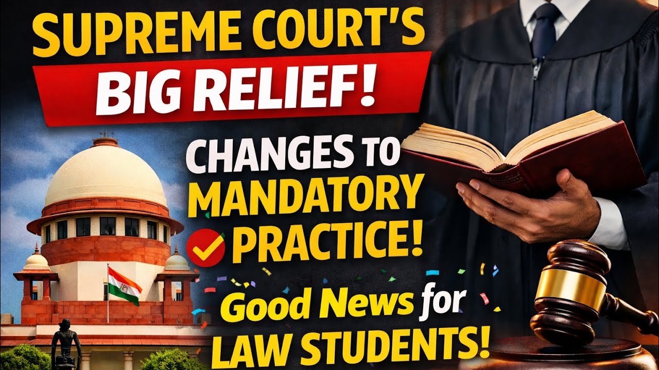 “Supreme Court’s Big Decision: 3 Years Law Practice Mandatory for ...