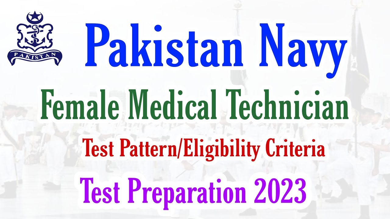 Pak Navy Female Medical Technician FMT Test Pattern | Pak Navy FMT Test ...
