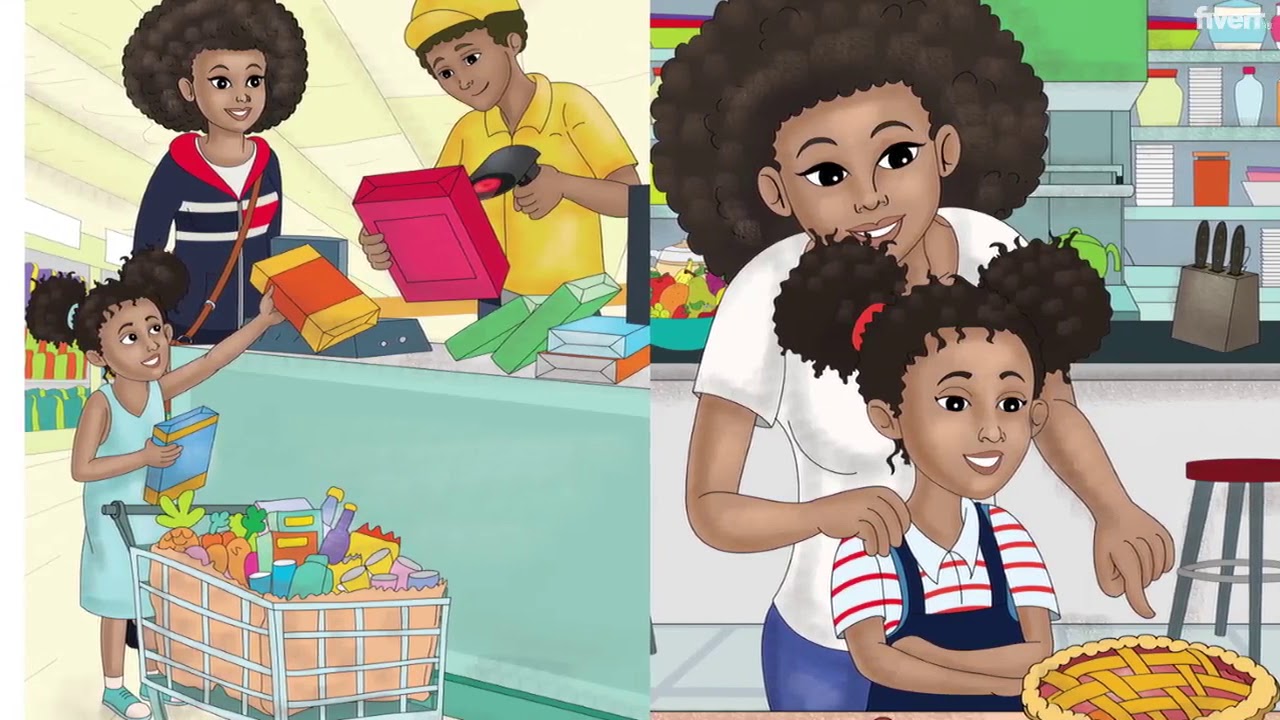 Illustration - create awesome african american children book ...