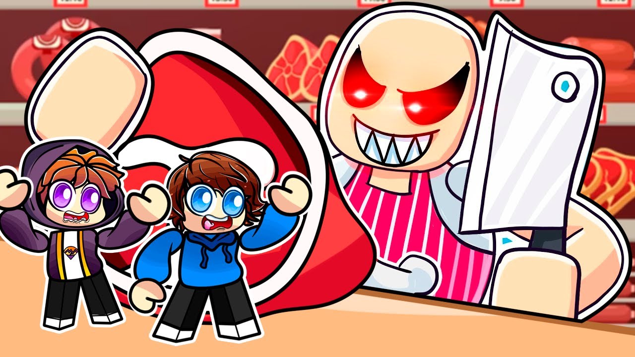 Escape the Evil Butcher Shop in Roblox! - YouTube