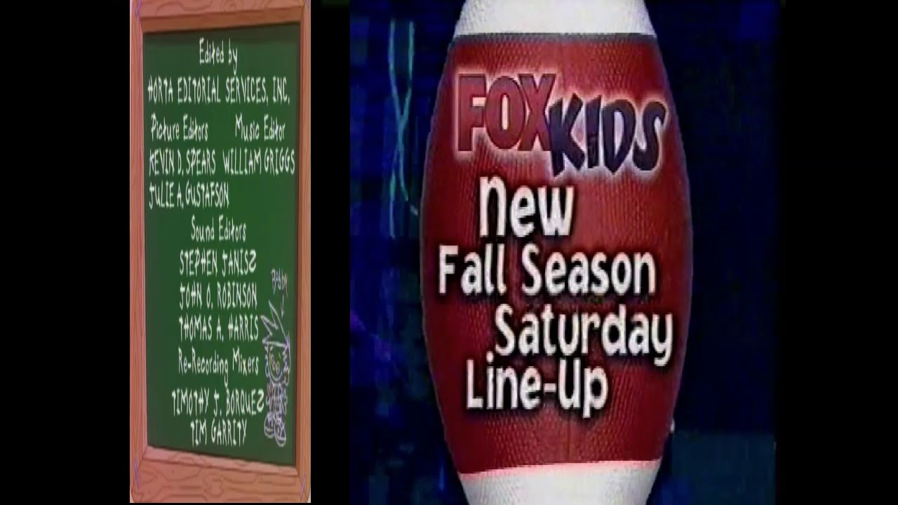 Fox Kids Credits (Fall 1996) (Marginalized) - YouTube