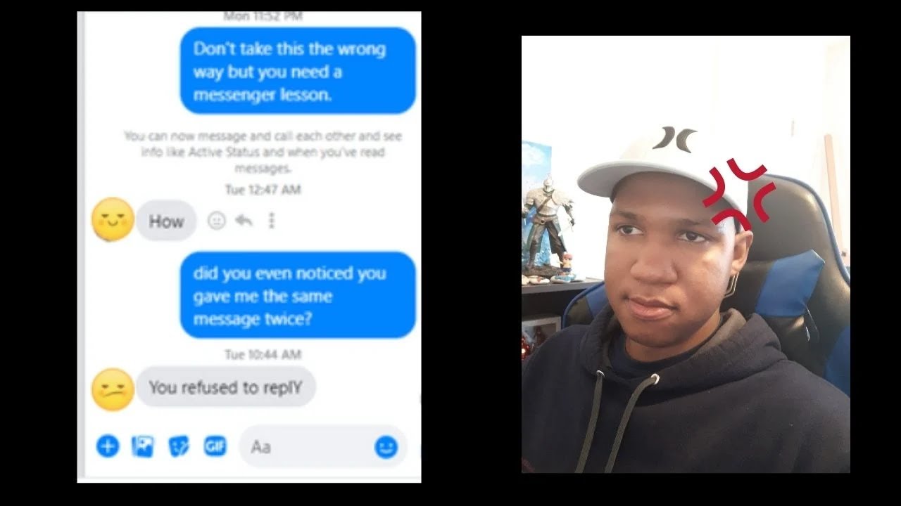 How NOT to use Facebook Messenger... - YouTube