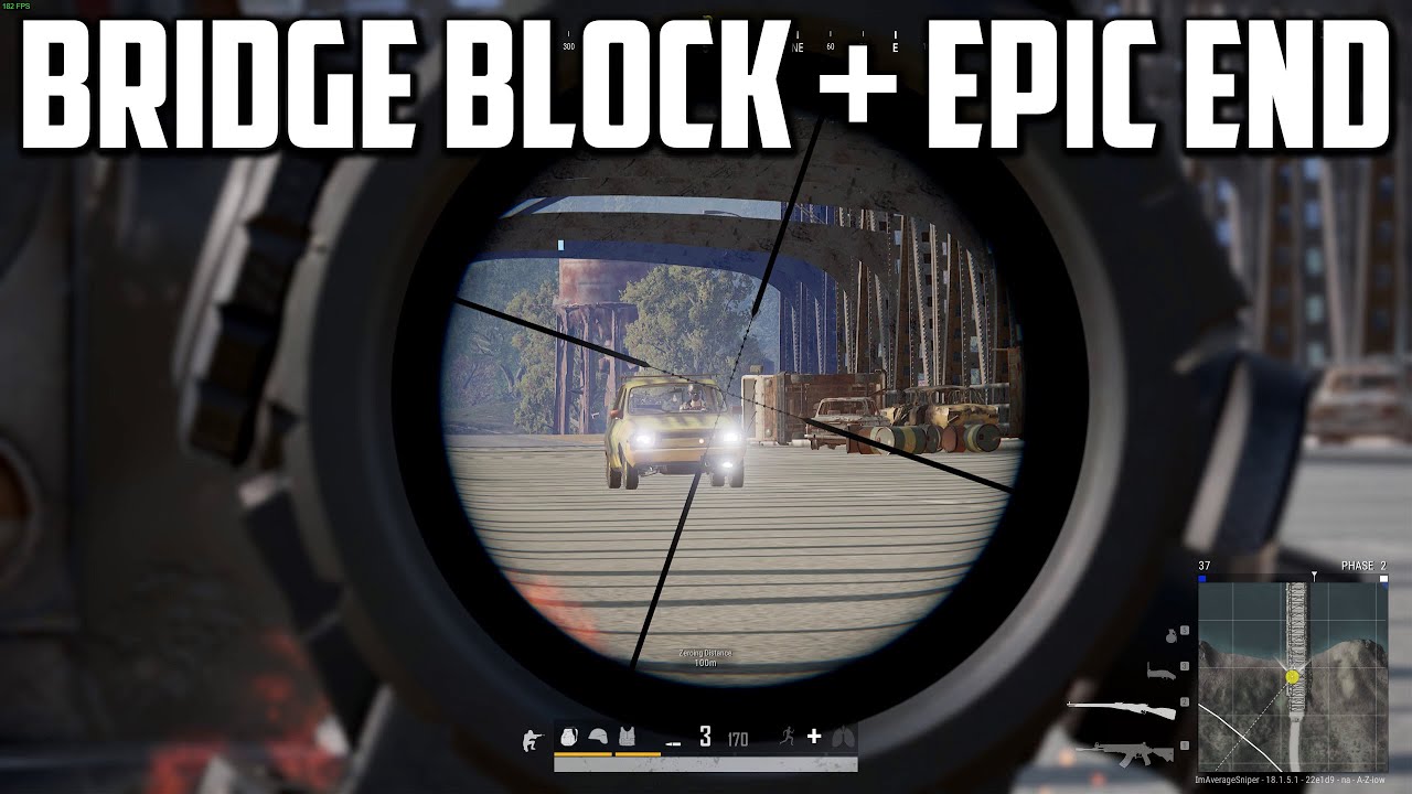 PUBG Bridge Block and EPIC Finish - Classic PUBG - YouTube