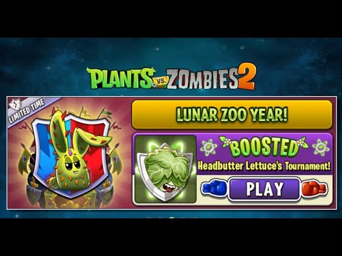 Plants vs Zombies 2 | Head Butter lettuce Boosterma Tournament Arena 1 ...
