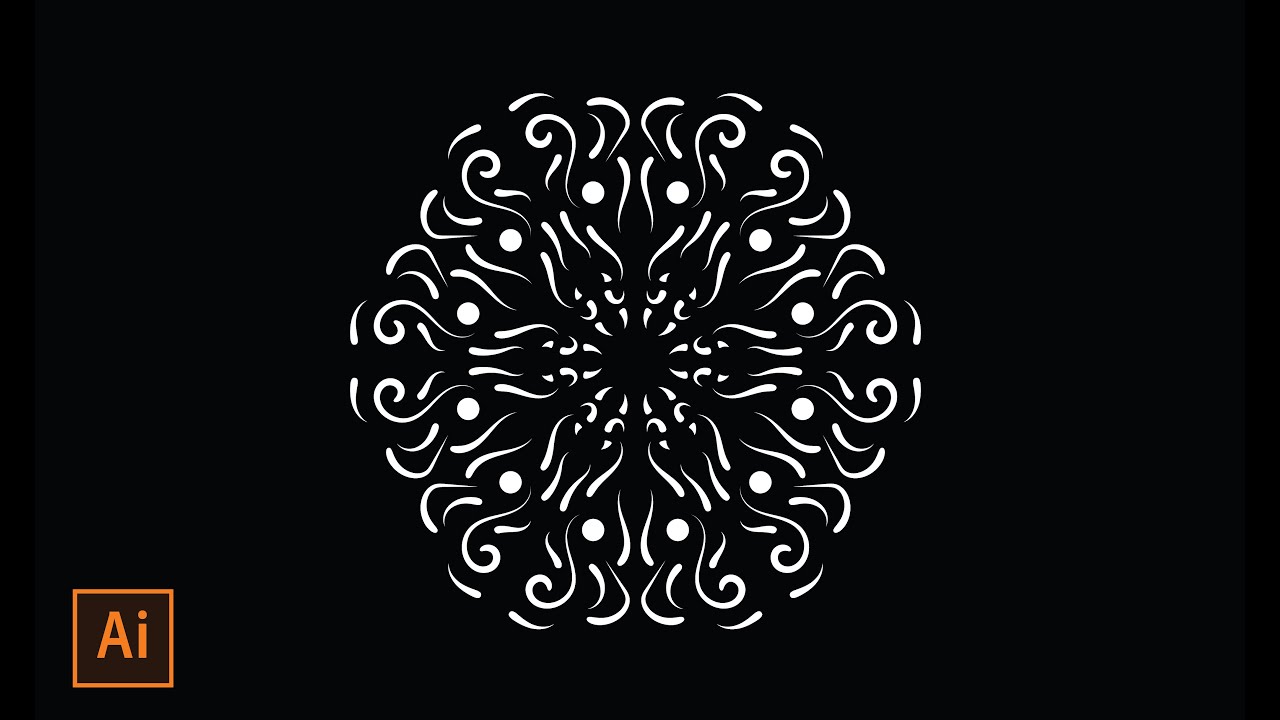 How Live Mirror Or Symmetrical Drawing In Adobe Illustrator - YouTube