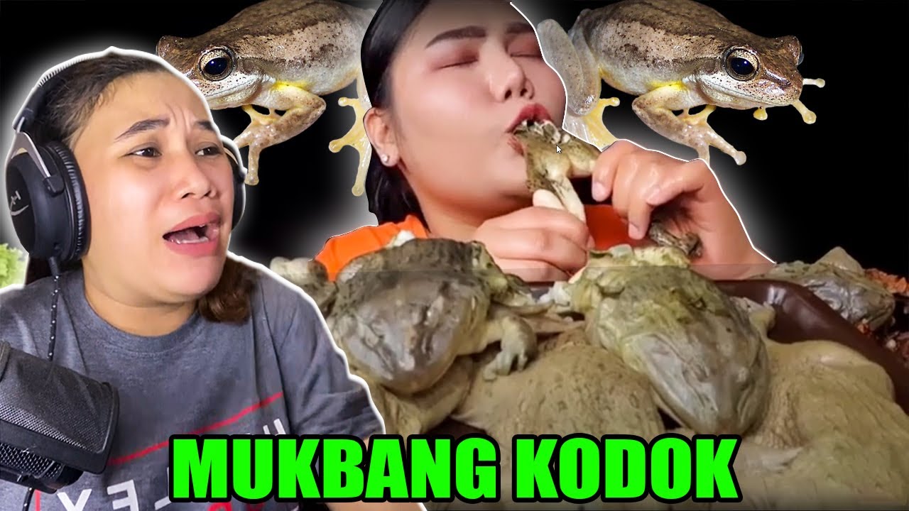 MAKAN KODOK JUMBO+CACING HIDUP!! MUKBANG PALING ANEH DAN MENJIJIKAN ...