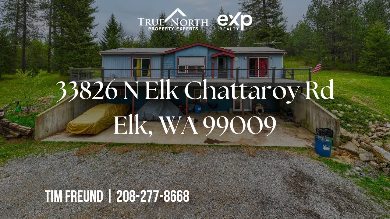 Home on Almost 6 Acres in Elk, WA! Listed by Tim Freund - YouTube